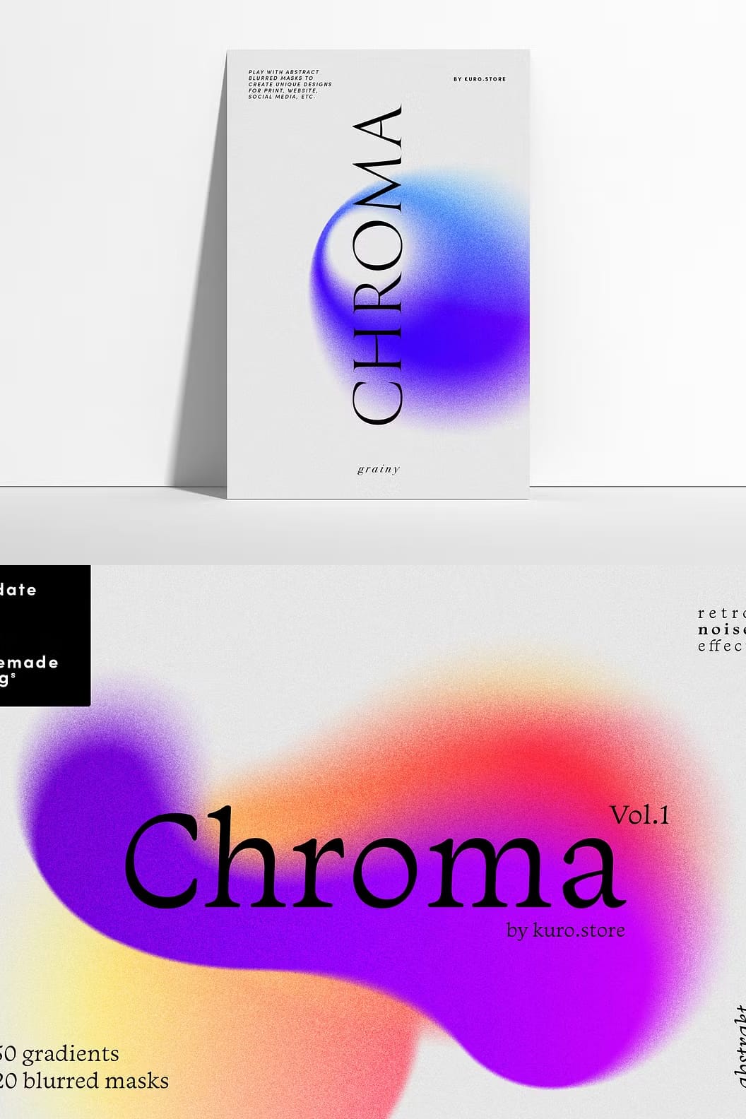 Chroma Grainy Gradient Textures - Best Grafik - Design Resources