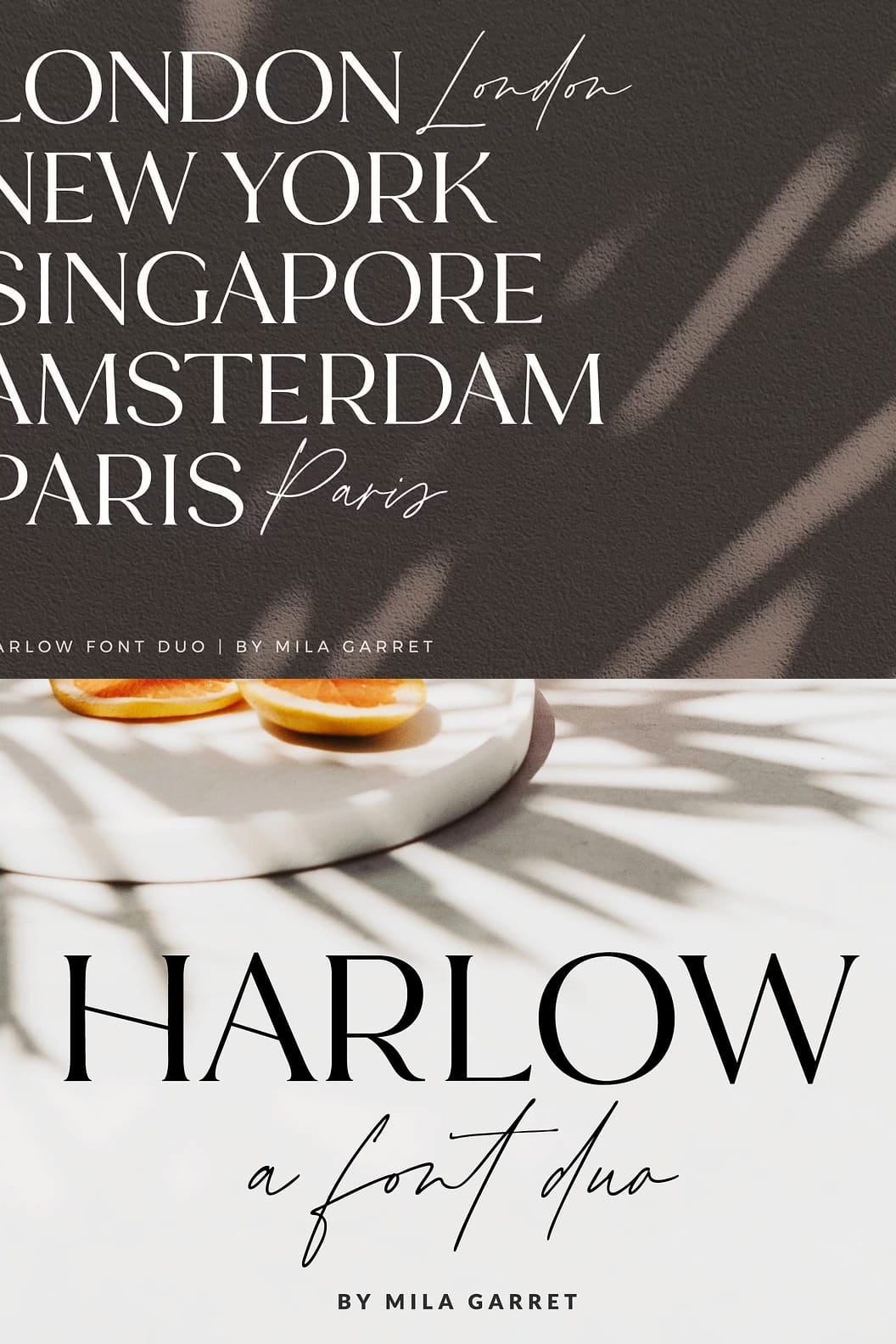 Harlow Serif Script Modern Font Duo - Best Grafik - Design Resources