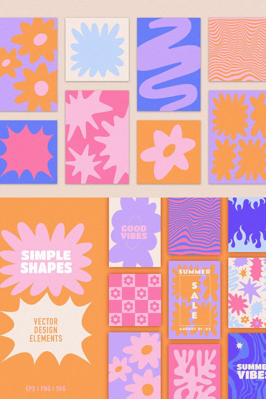 Simple shapes - design elements - Best Grafik - Design Resources