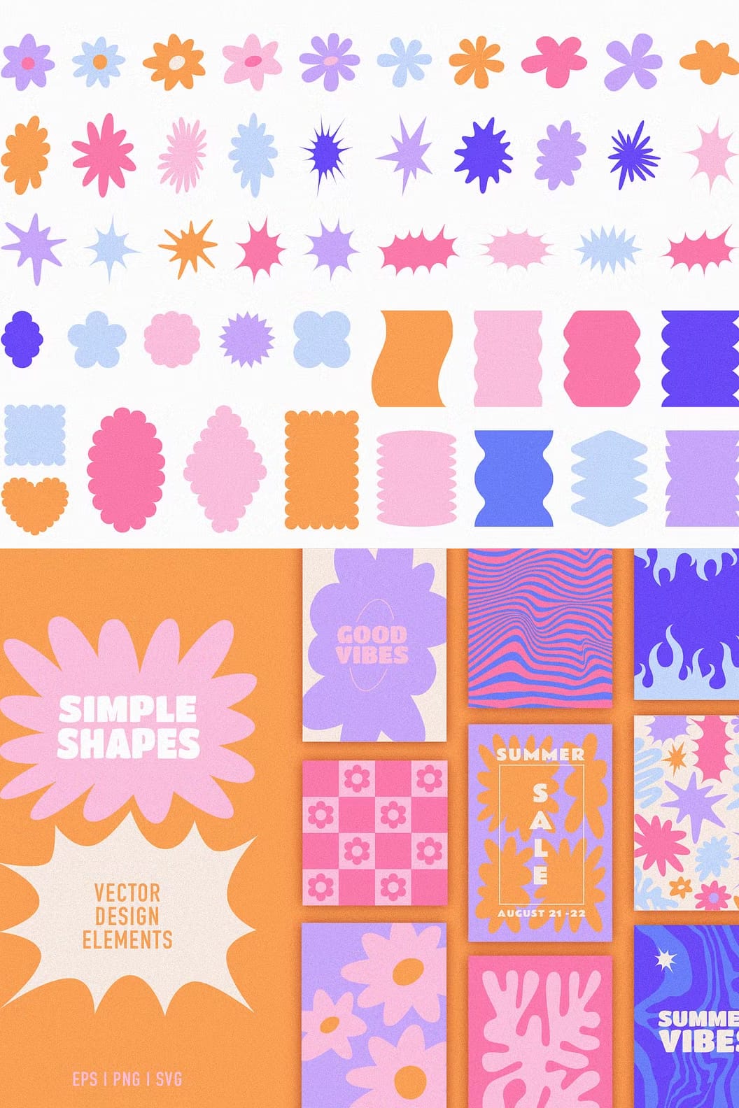 Simple shapes - design elements - Best Grafik - Design Resources