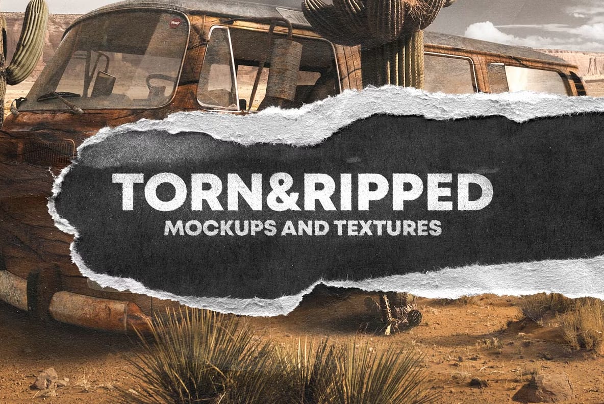 TORN&RIPPED PAPER TEXTURE PACK - Best Grafik - Design Resources