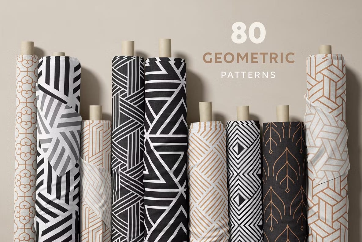 80 Geometric seamless patterns. - Best Grafik - Design Resources